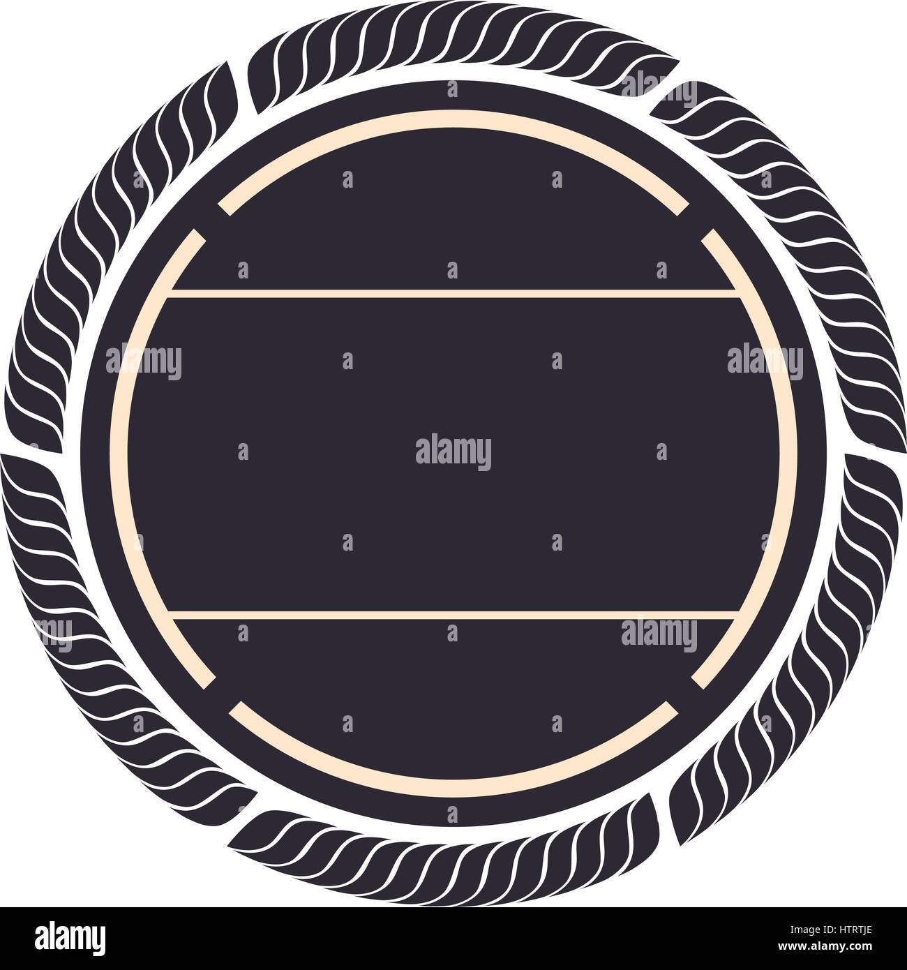 circle seal stamp frame Stock Vector Image & Art - Alamy