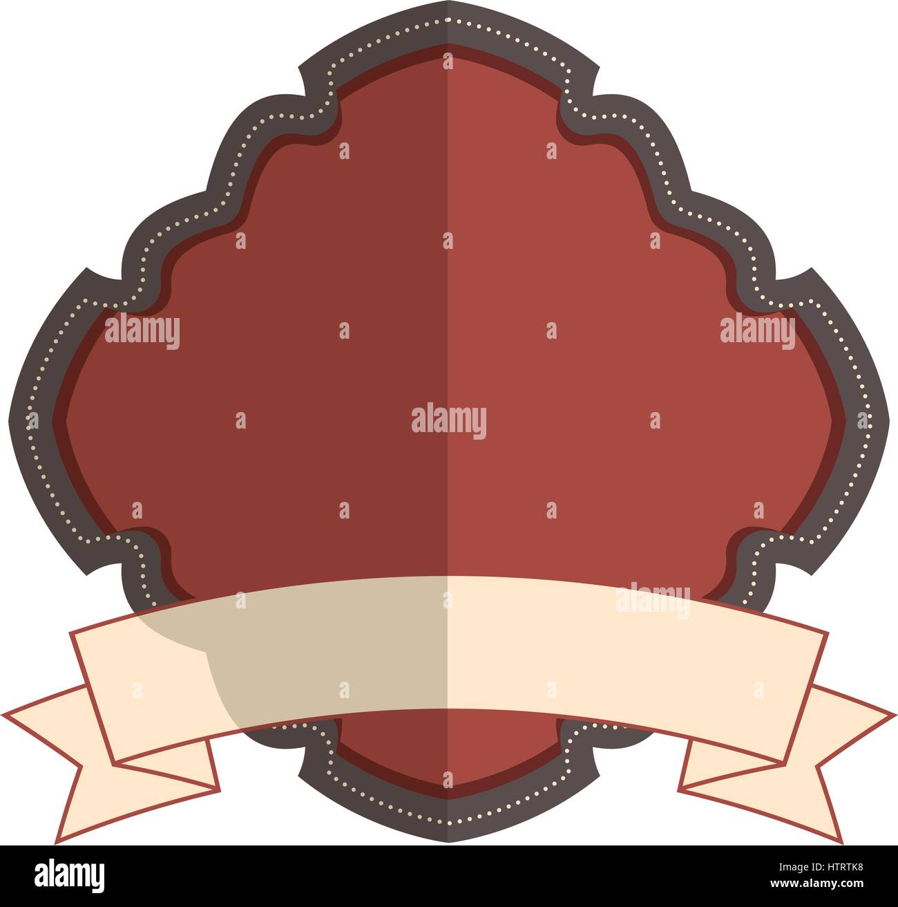 elegant frame with ribbon Stock Vector Image & Art - Alamy