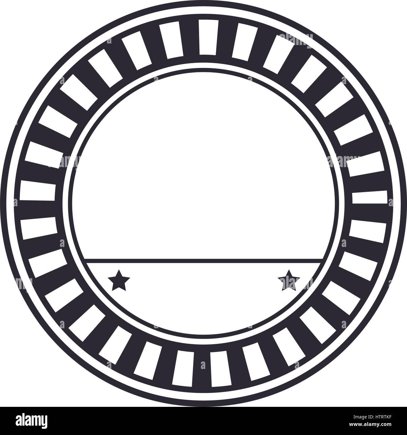 circle seal stamp frame Stock Vector Image & Art - Alamy