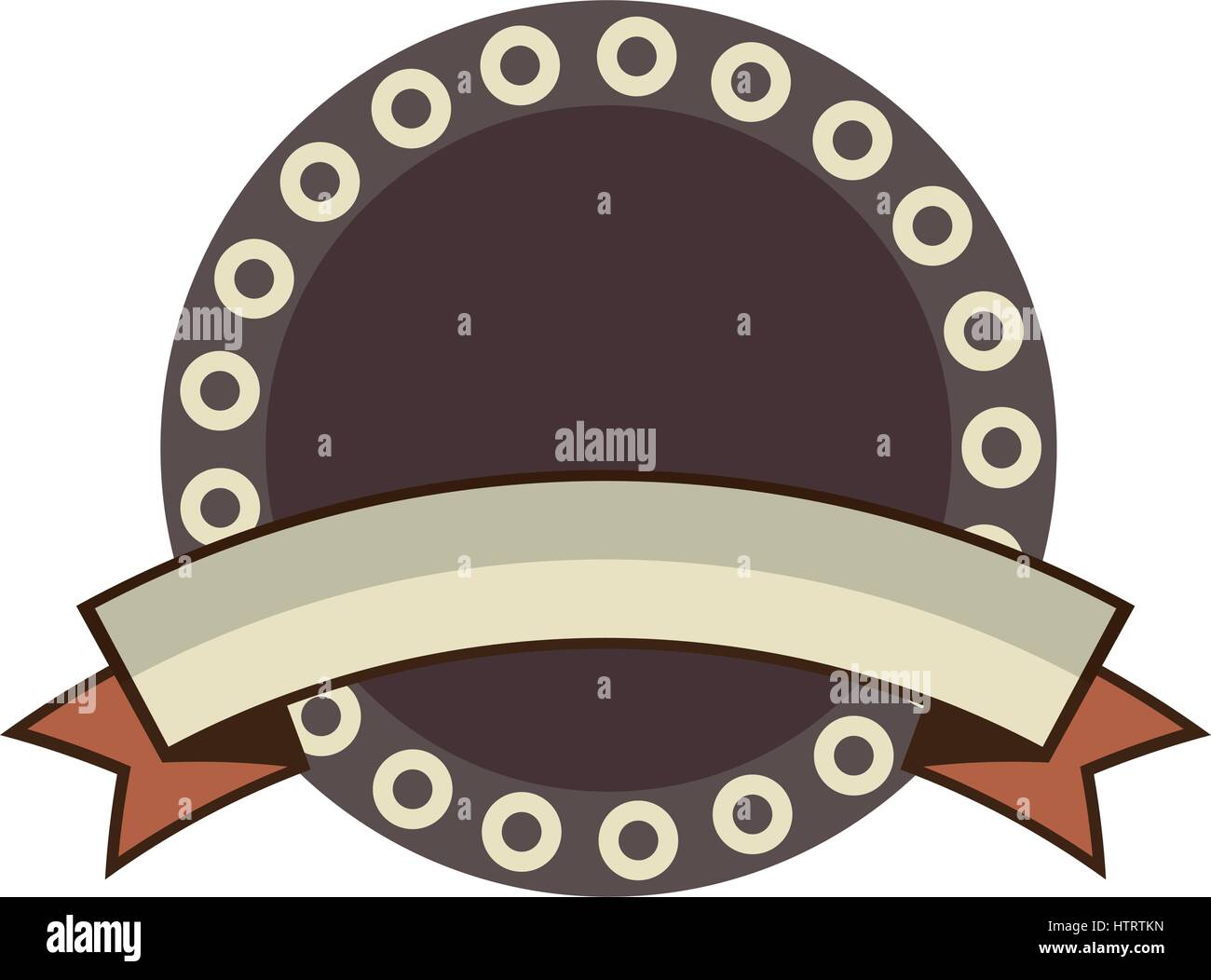 elegant frame with ribbon Stock Vector Image & Art - Alamy