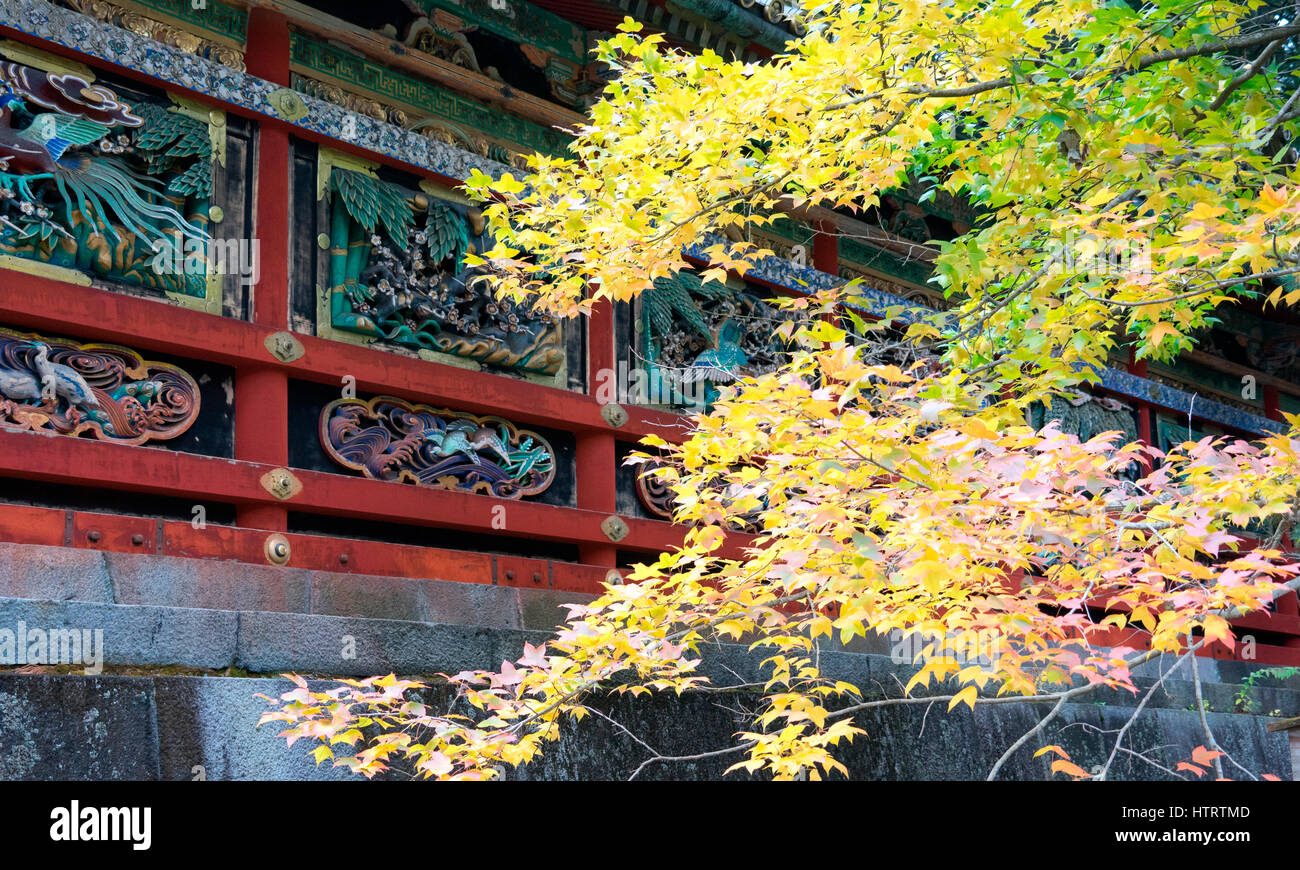 nikko a small town to the north of Tokyo, in Tochigi Prefecture Stock ...