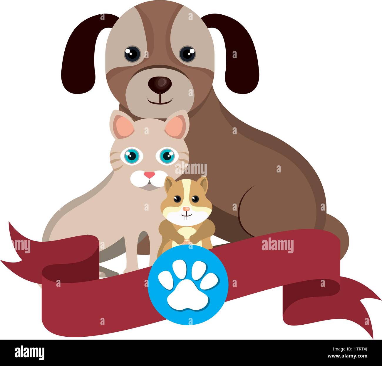 Pets center Stock Vector Images - Alamy