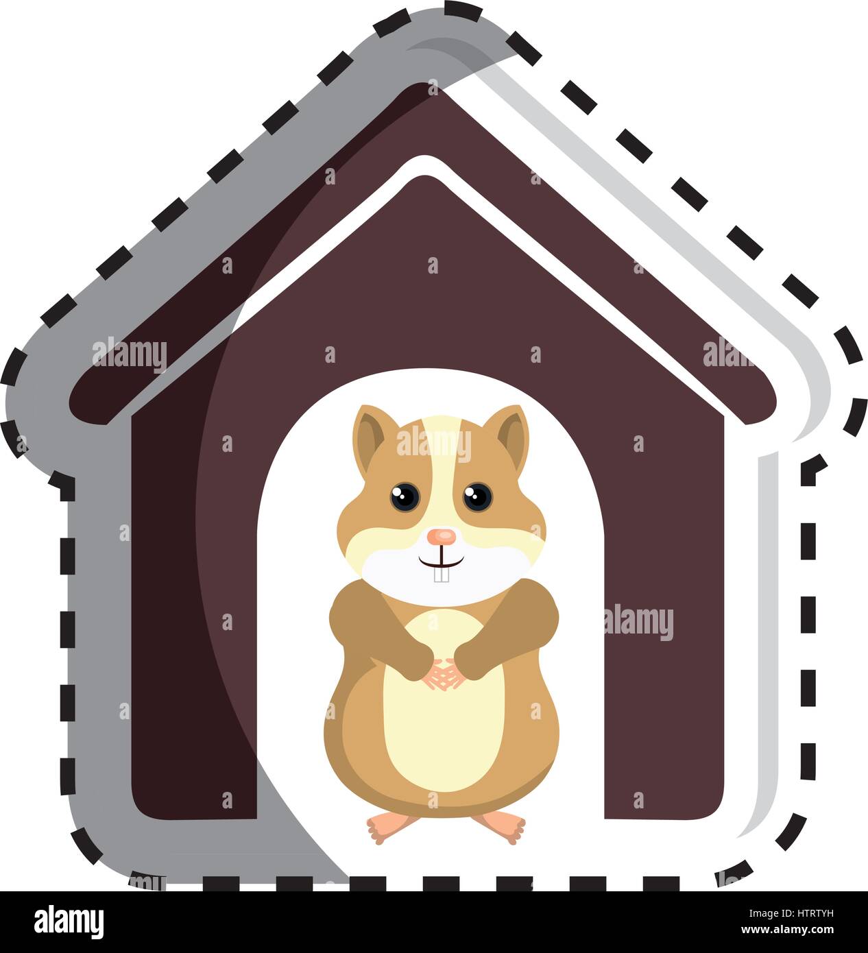 cute hamster mascot icon Stock Vector Image & Art - Alamy