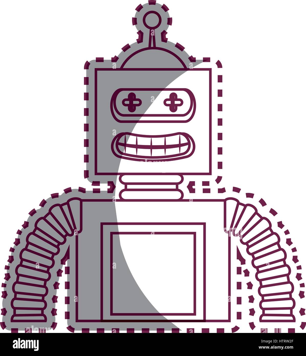robot electric toy icon Stock Vector Image & Art - Alamy