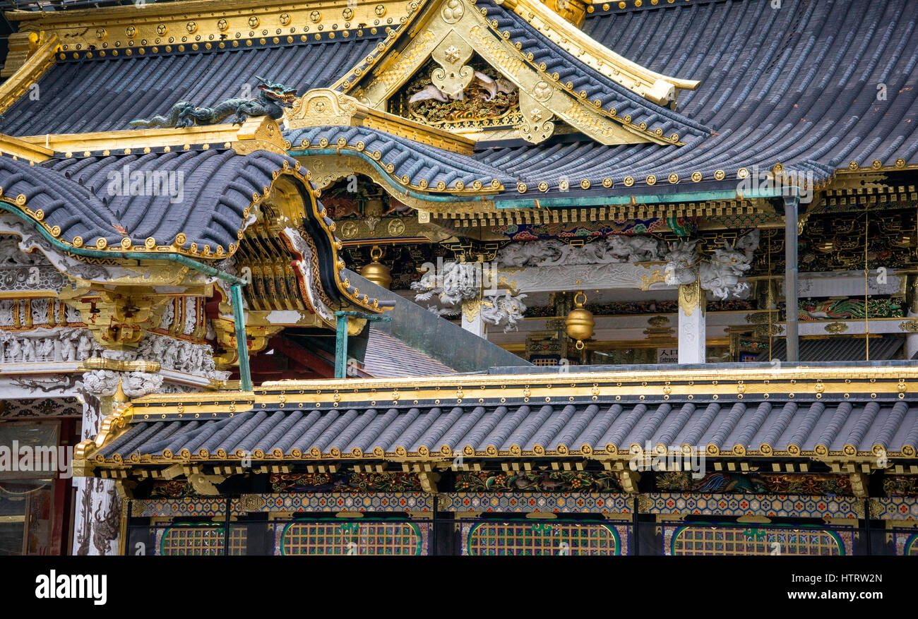 nikko a small town to the north of Tokyo, in Tochigi Prefecture Stock ...