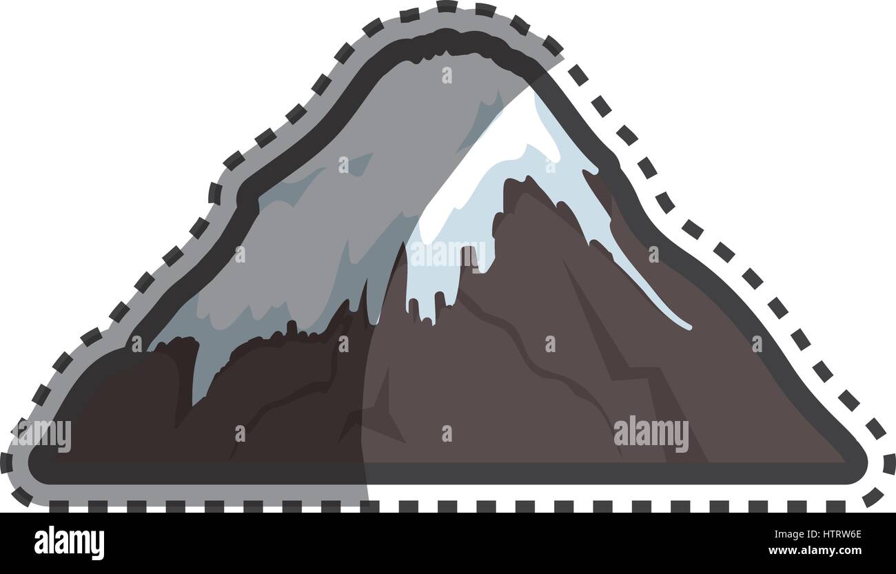 mountain fuji japanese culture isolated icon Stock Vector Image & Art ...