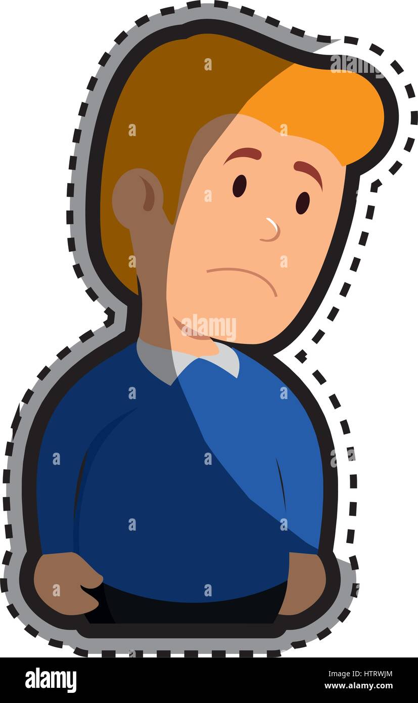 Psychiatric patient avatar character Stock Vector Image & Art - Alamy