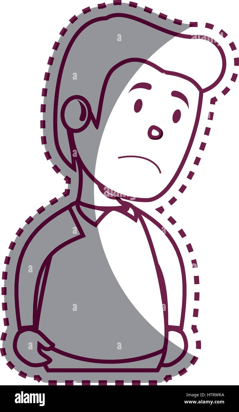 Psychiatric patient avatar character Stock Vector Image & Art - Alamy