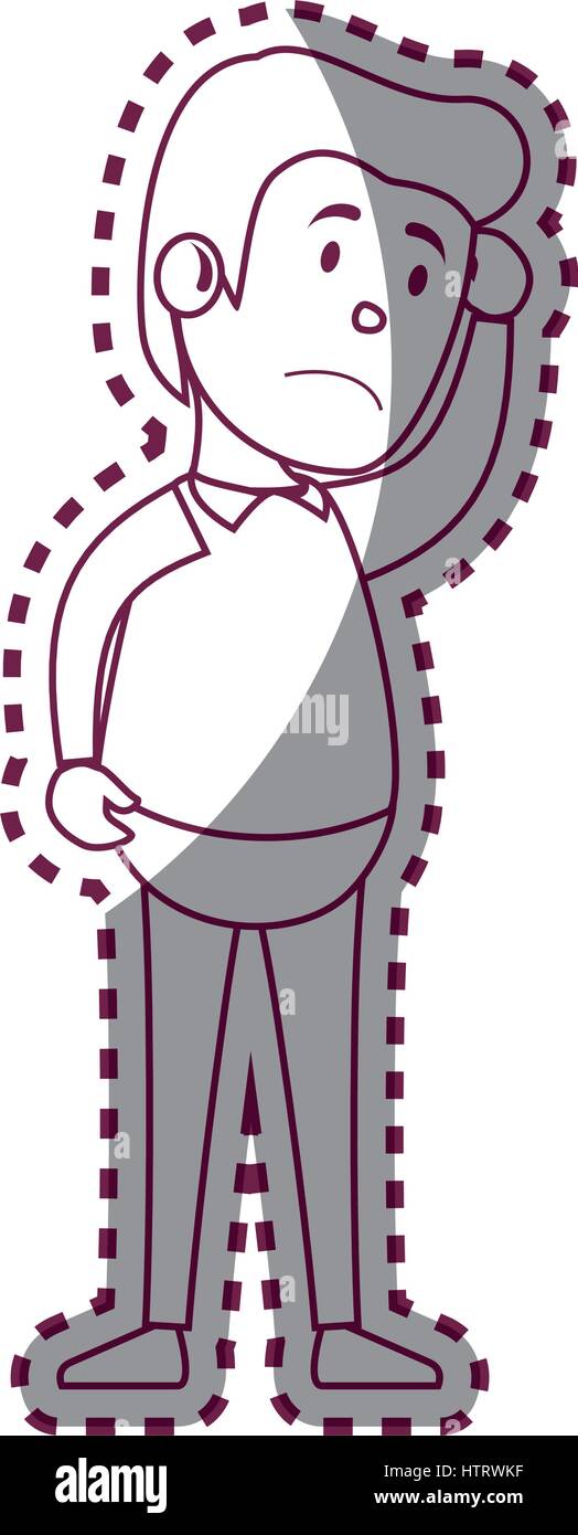 Psychiatric patient avatar character Stock Vector Image & Art - Alamy