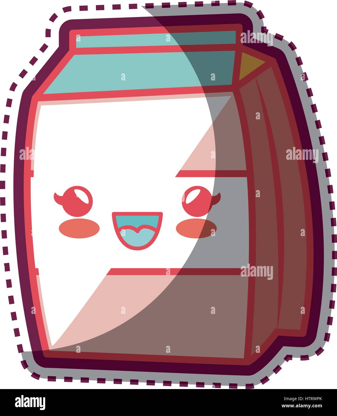 Flour bag cartoon character Stock Vector Images - Alamy