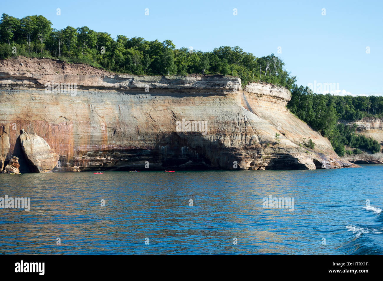 Painted Rocks, Upper Peninsula Michigan Stock Photo - Alamy