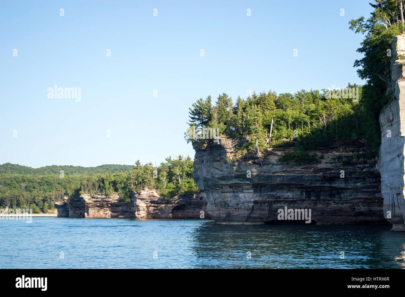 Painted Rocks, Upper Peninsula Michigan Stock Photo - Alamy