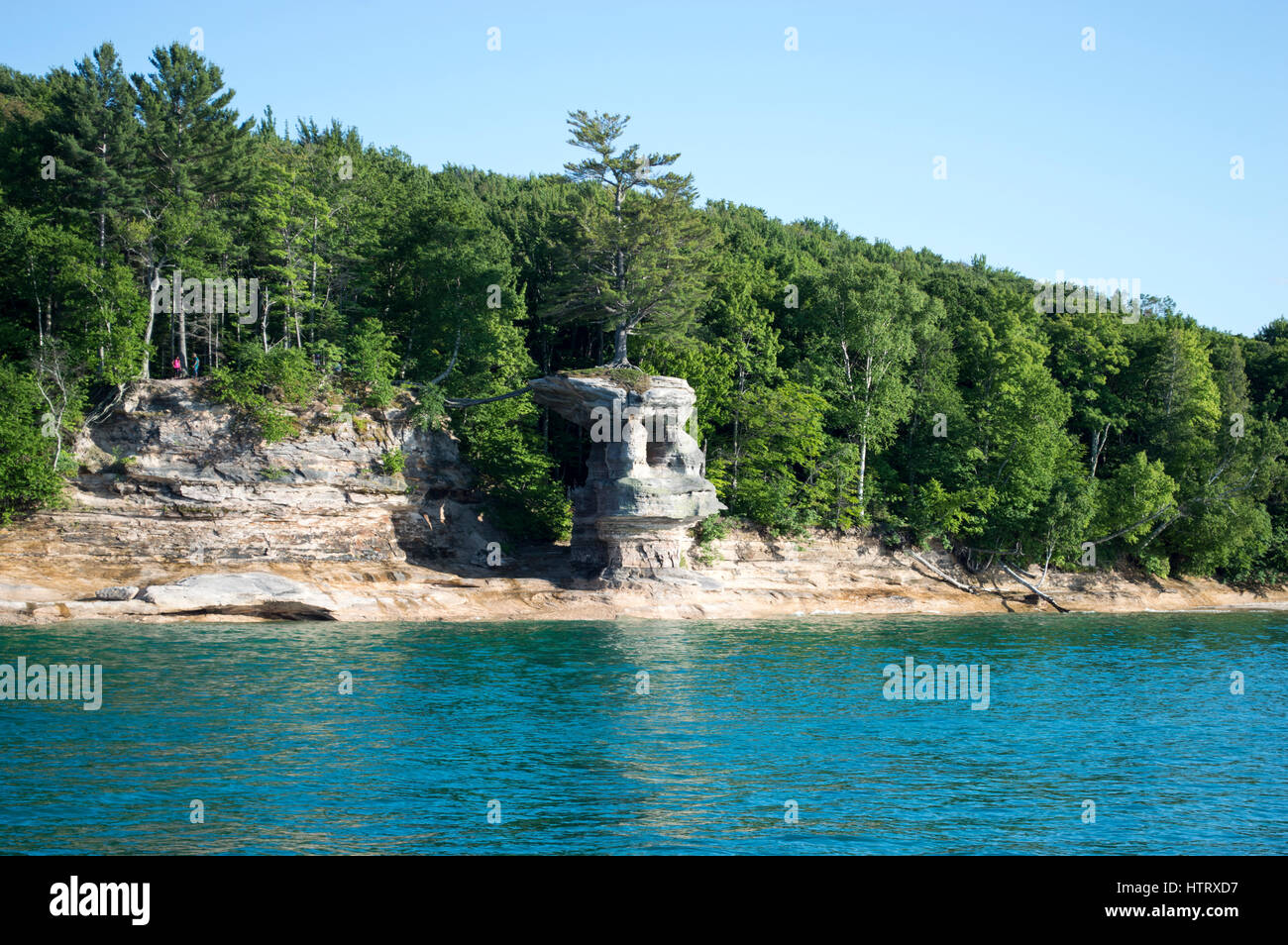 Painted Rocks, Upper Peninsula Michigan Stock Photo - Alamy