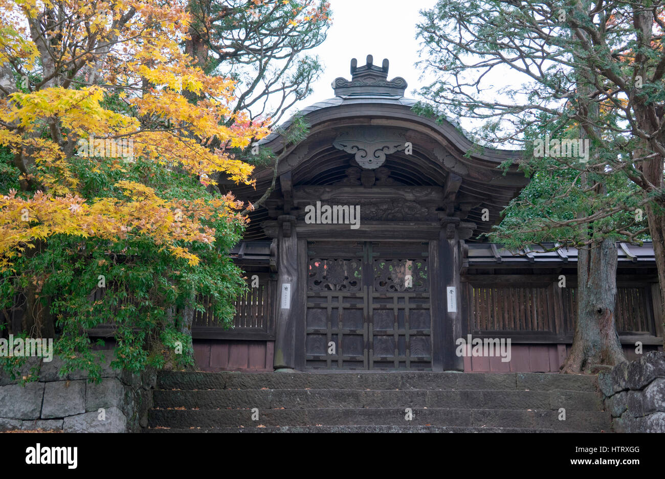 nikko a small town to the north of Tokyo, in Tochigi Prefecture Stock ...