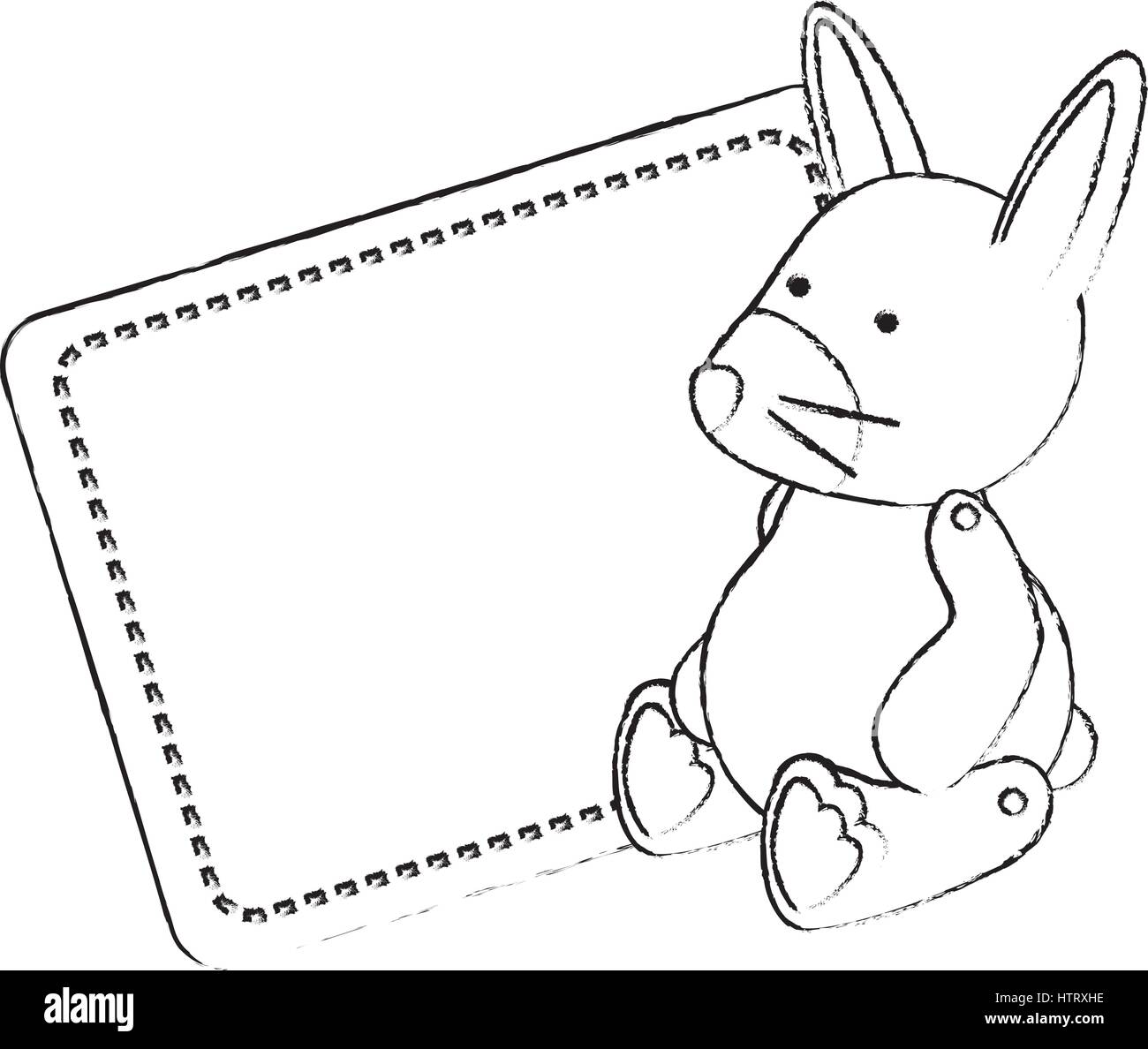 cute plush doll icon Stock Vector Image & Art - Alamy