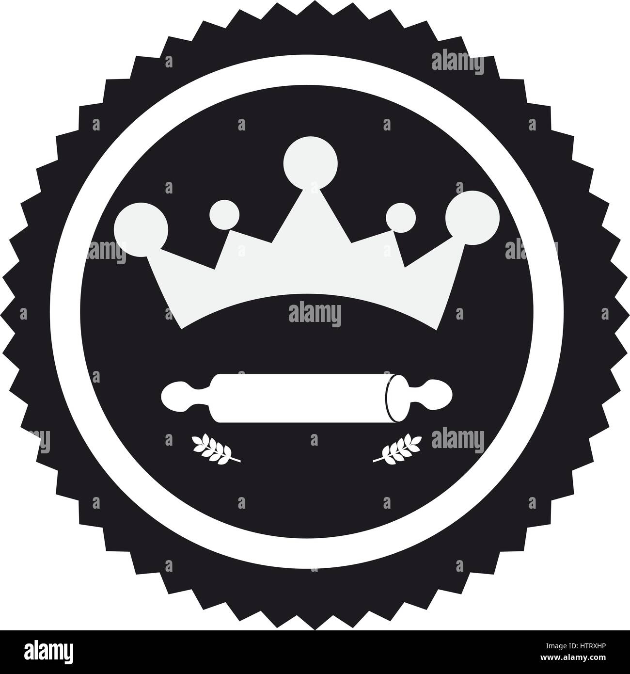 Crown bakery Stock Vector Images - Alamy