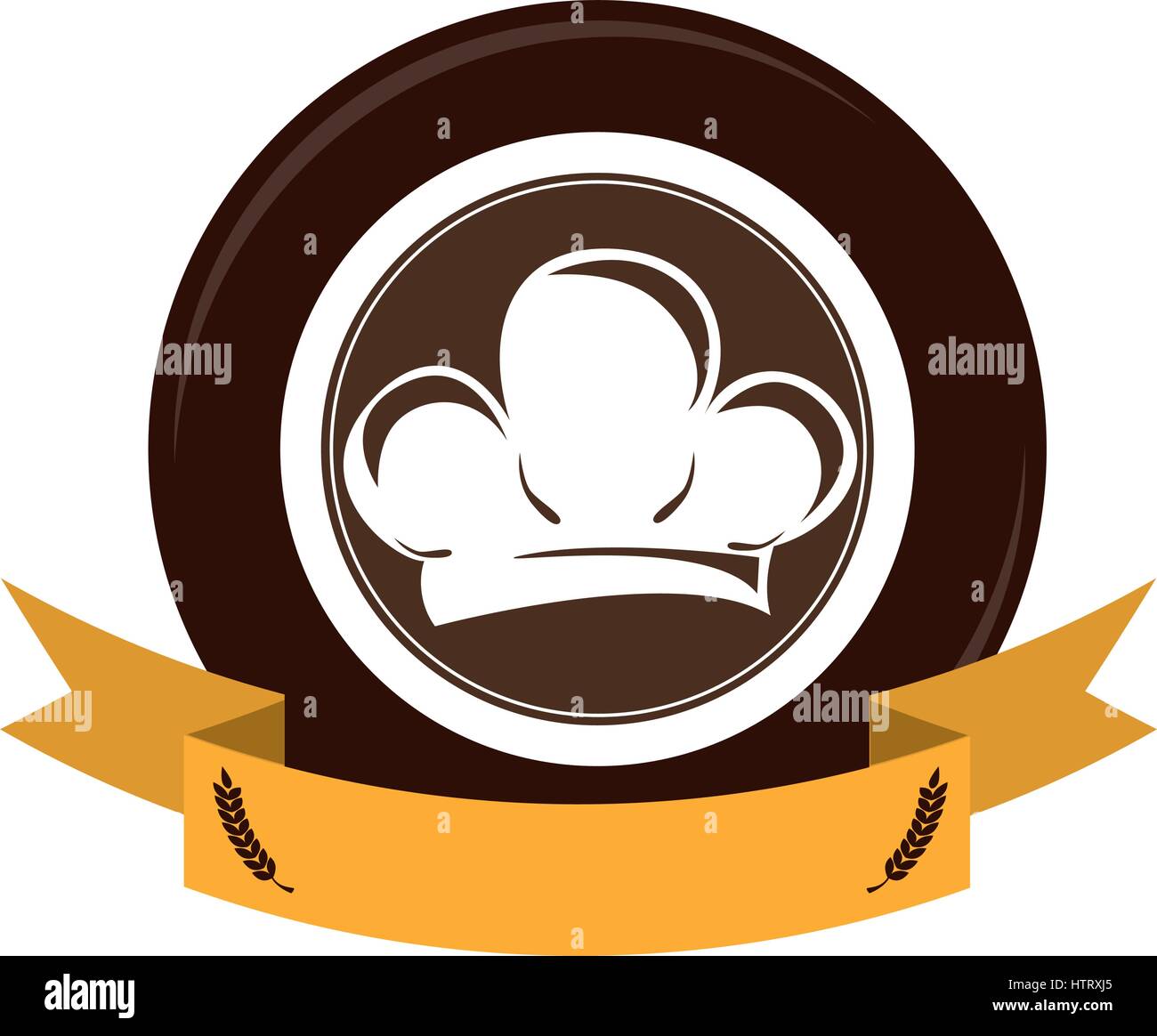 chef hat restaurant emblem Stock Vector Image & Art - Alamy