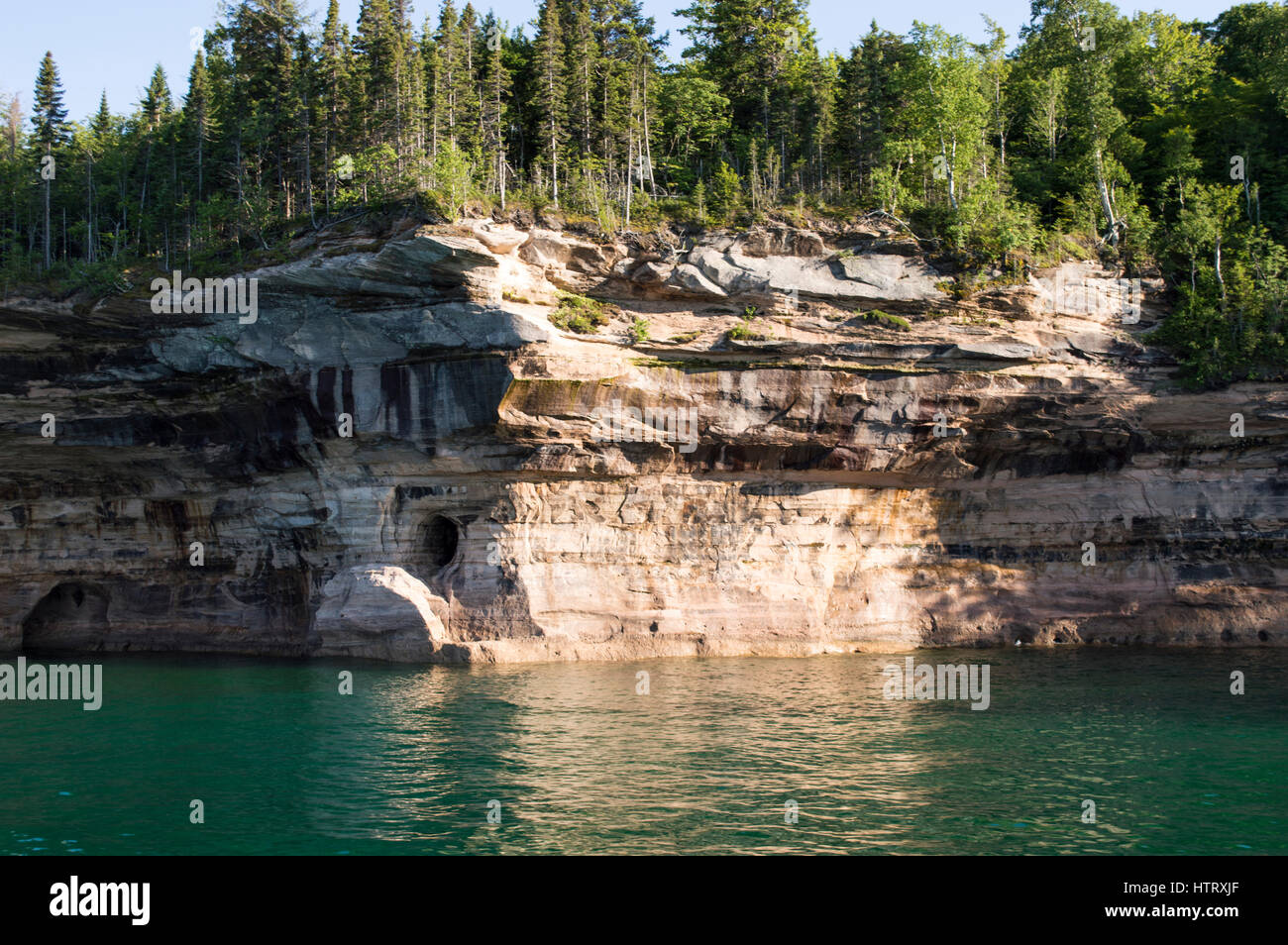 Painted Rocks, Upper Peninsula Michigan Stock Photo - Alamy