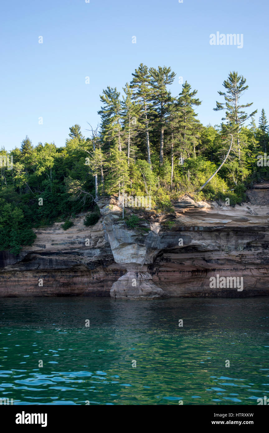 Painted Rocks, Upper Peninsula Michigan Stock Photo - Alamy
