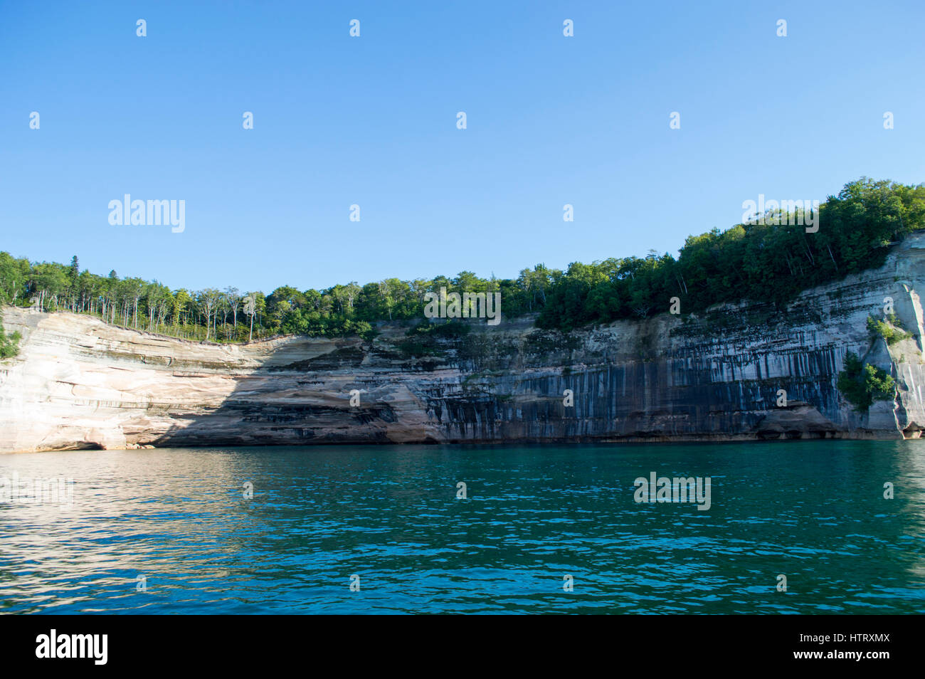 Painted Rocks, Upper Peninsula Michigan Stock Photo - Alamy