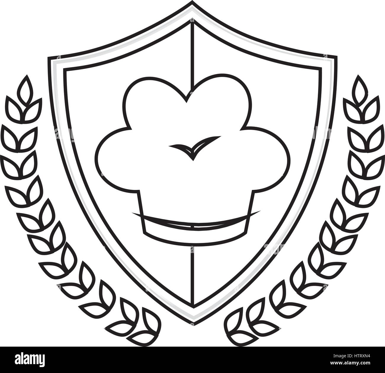 chef hat restaurant emblem Stock Vector Image & Art - Alamy