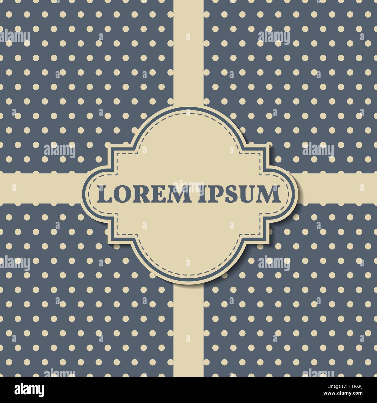 Background with vintage frame for your text, vector illustration Stock ...