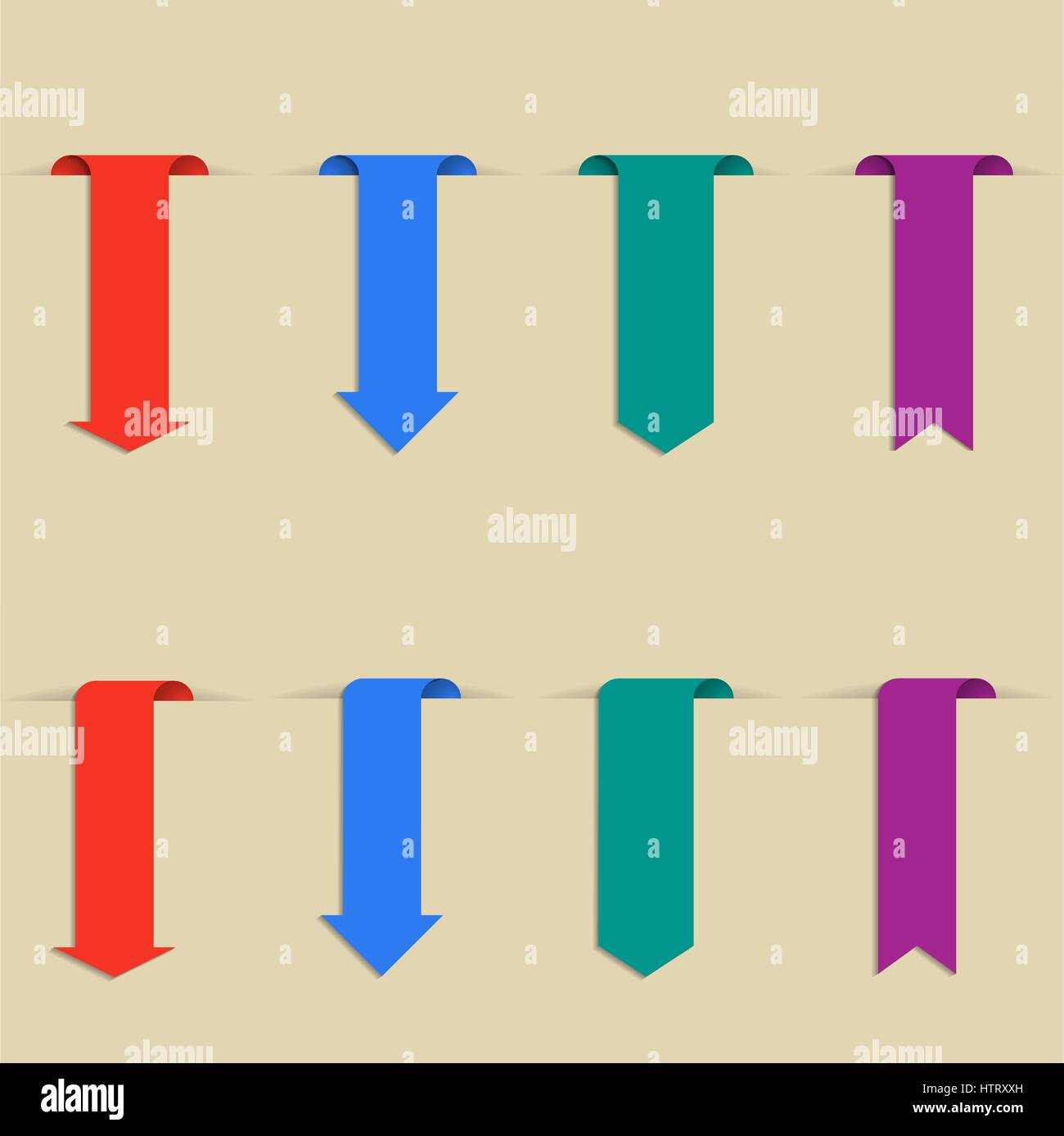 Bookmarks vector vectors hi-res stock photography and images - Alamy