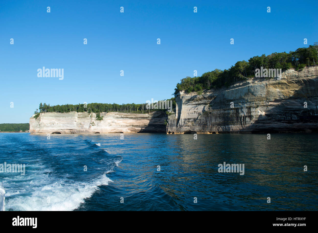 Painted Rocks, Upper Peninsula Michigan Stock Photo - Alamy