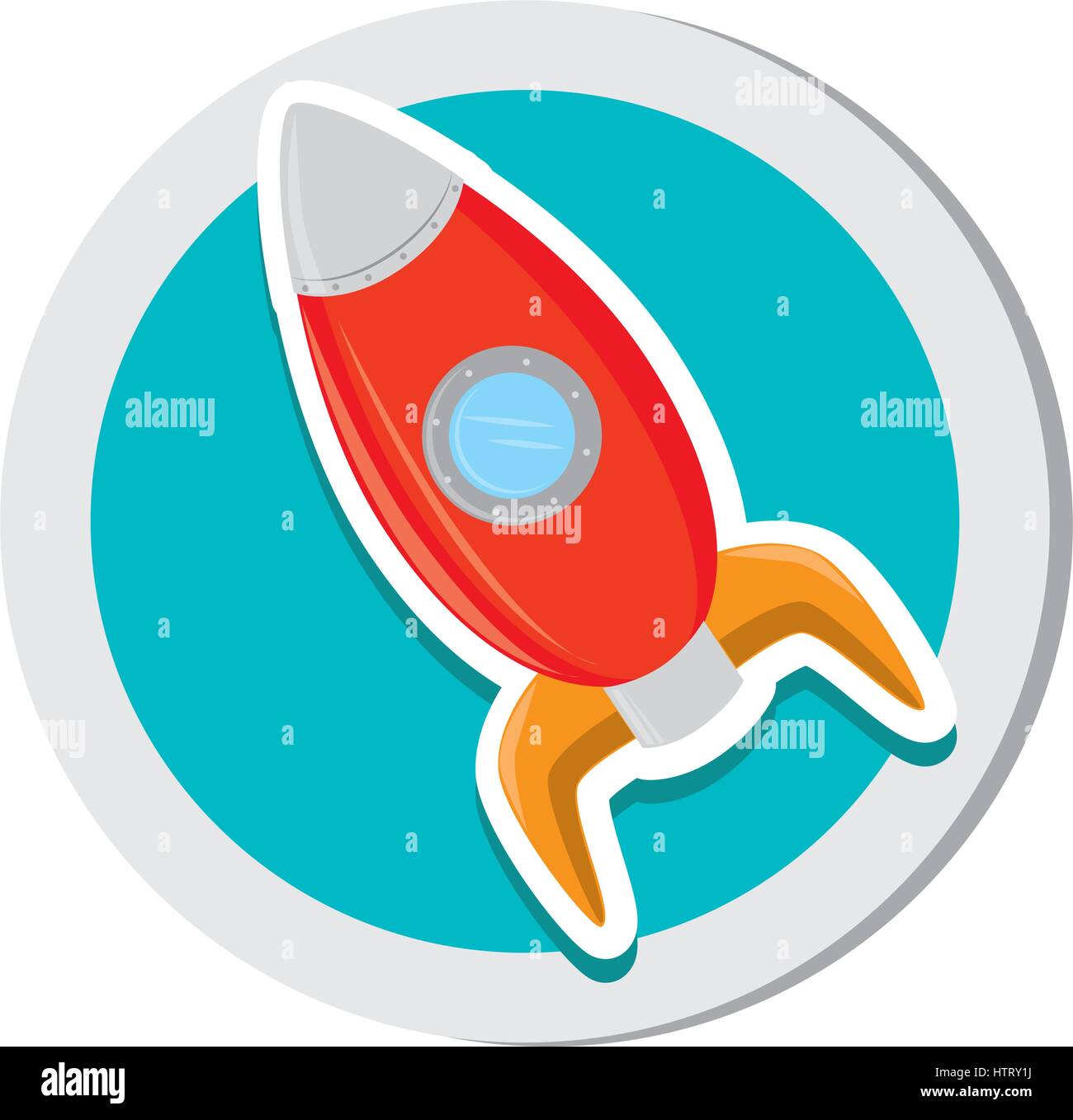 rocket child toy icon Stock Vector Image & Art - Alamy