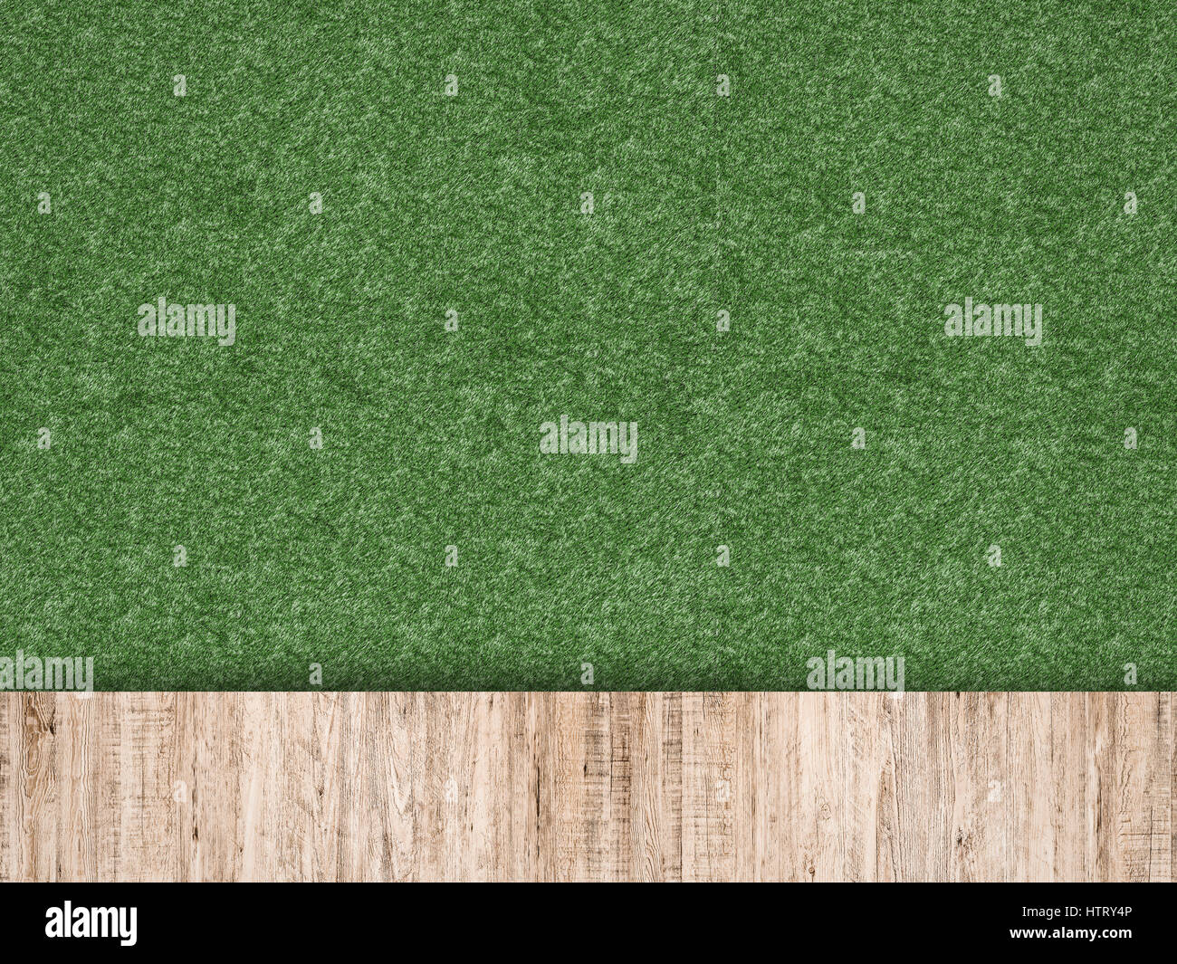 green grass with wooden floor top view Stock Photo - Alamy