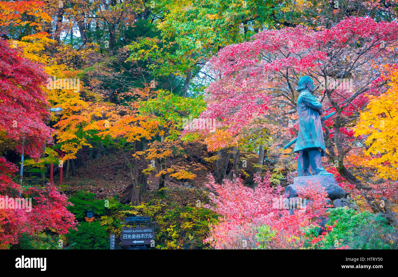 nikko a small town to the north of Tokyo, in Tochigi Prefecture Stock ...