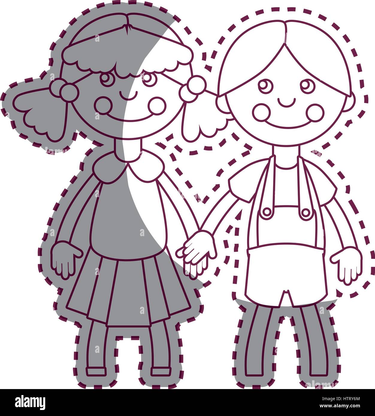 cute rag dolls icon Stock Vector Image & Art - Alamy