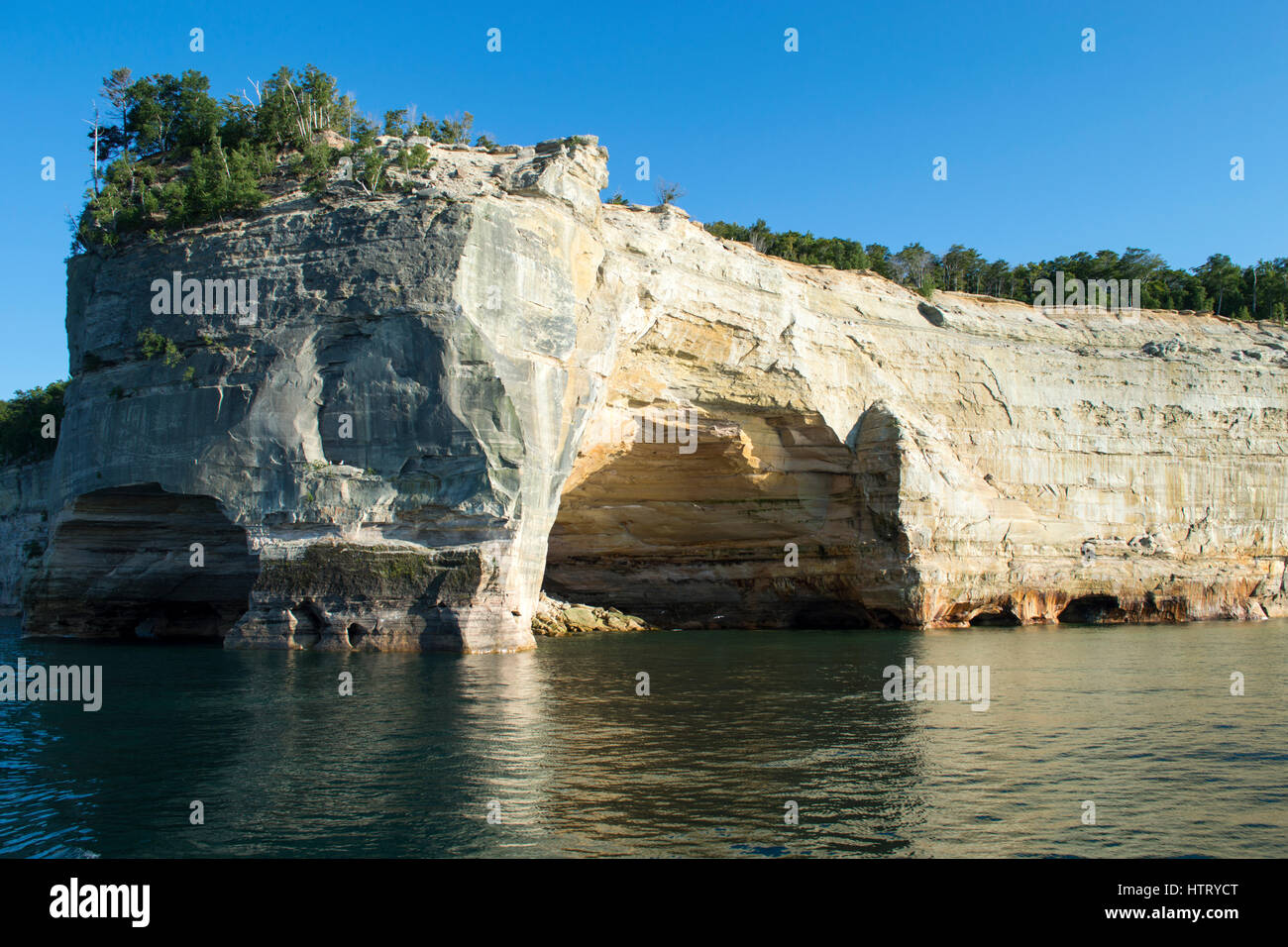 Painted Rocks, Upper Peninsula Michigan Stock Photo - Alamy