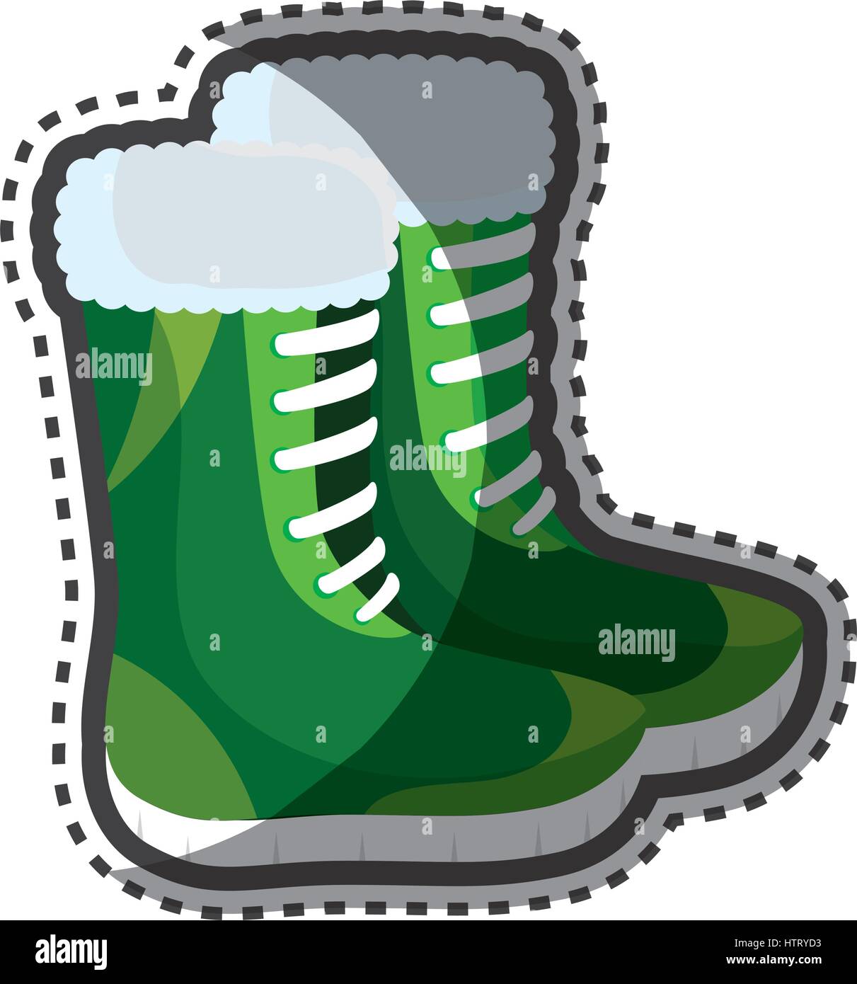 Fashion winter boots icon Stock Vector Image & Art - Alamy
