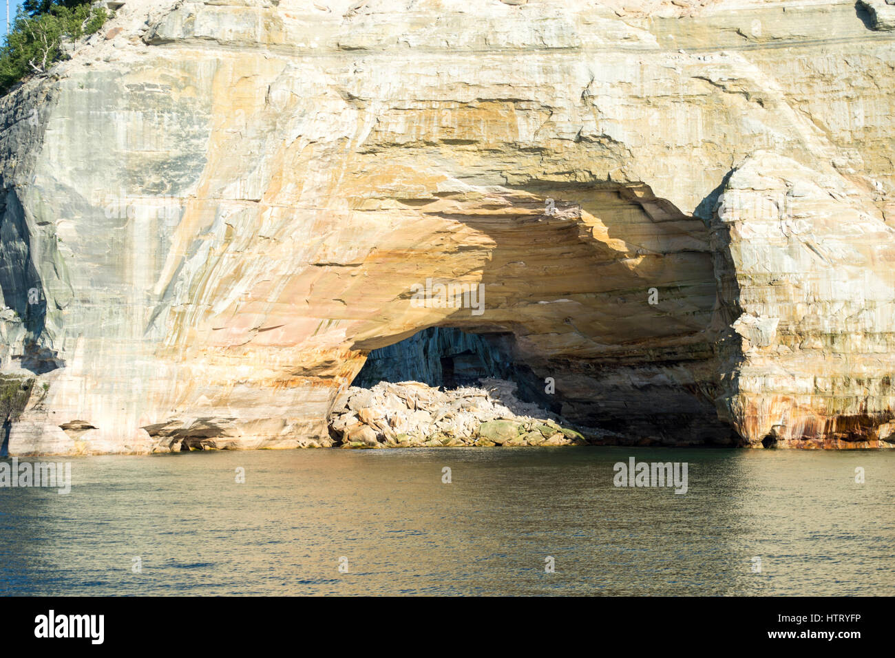 Painted Rocks, Upper Peninsula Michigan Stock Photo - Alamy