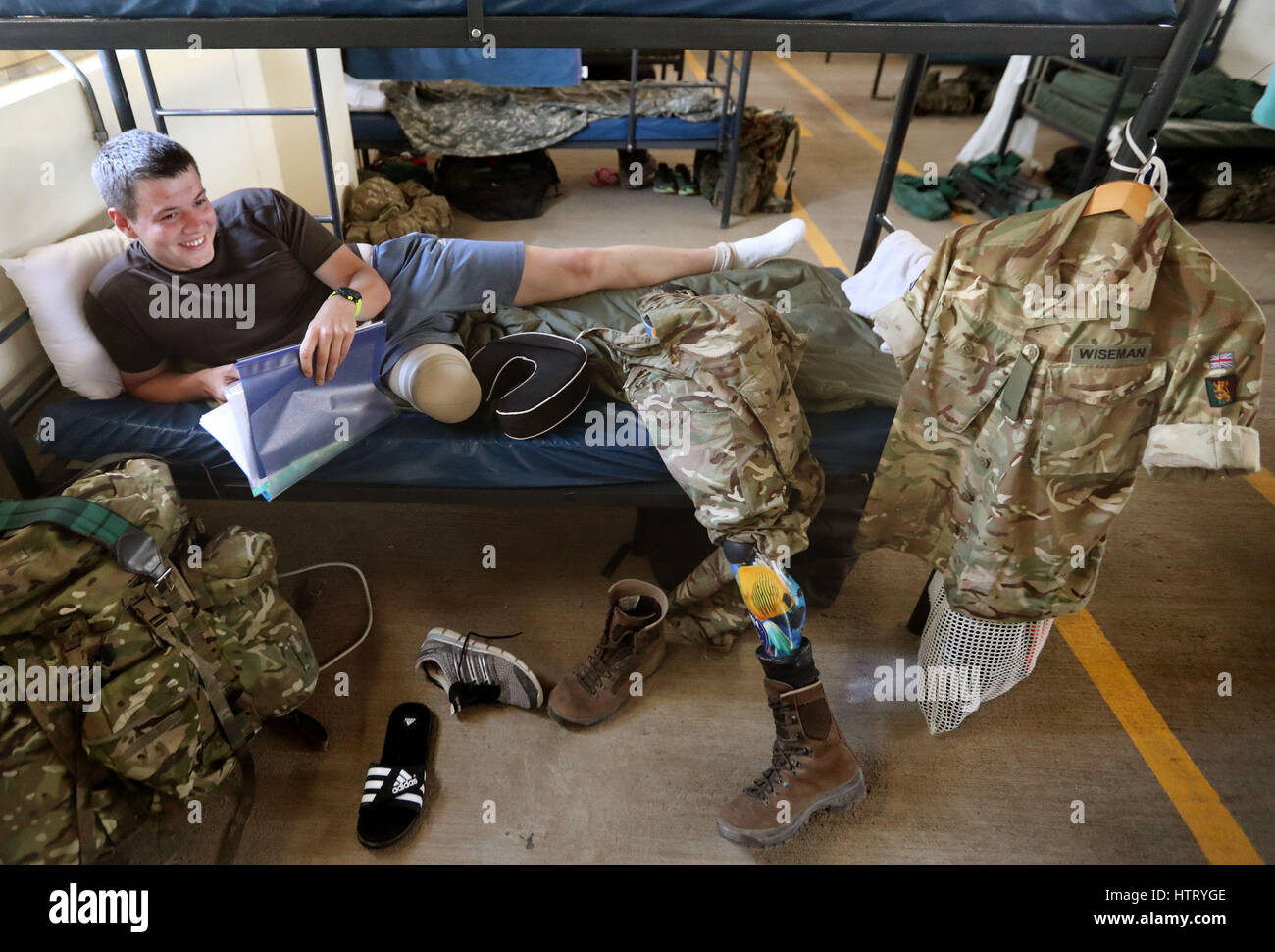 Previously unissued photo dated 08/03/17 of Fusilier Sean Wiseman from ...