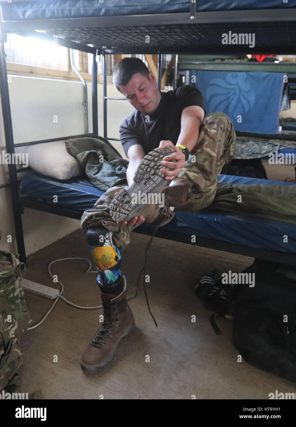 Previously unissued photo dated 08/03/17 of Fusilier Sean Wiseman from ...