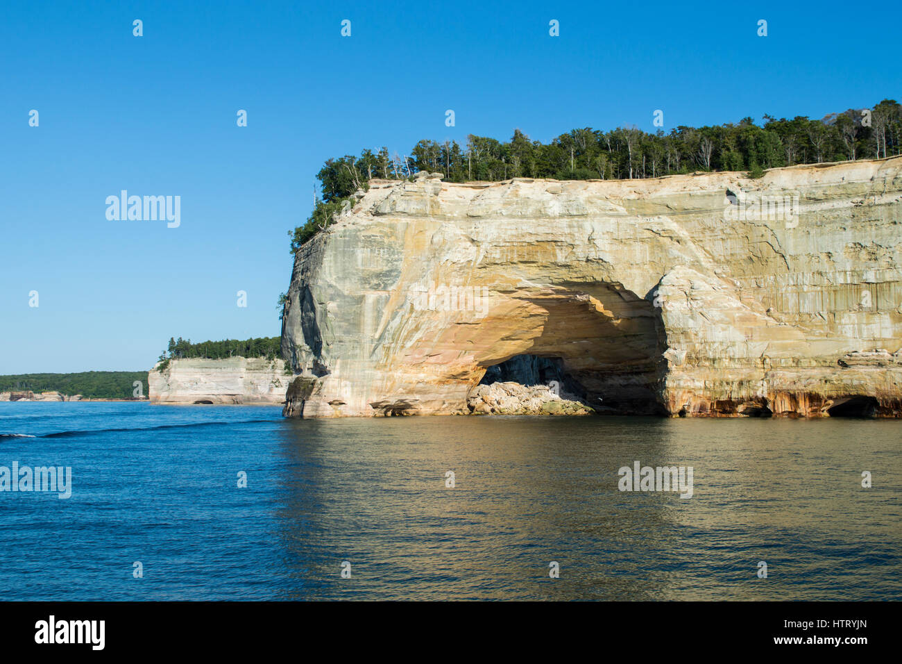 Painted Rocks, Upper Peninsula Michigan Stock Photo - Alamy
