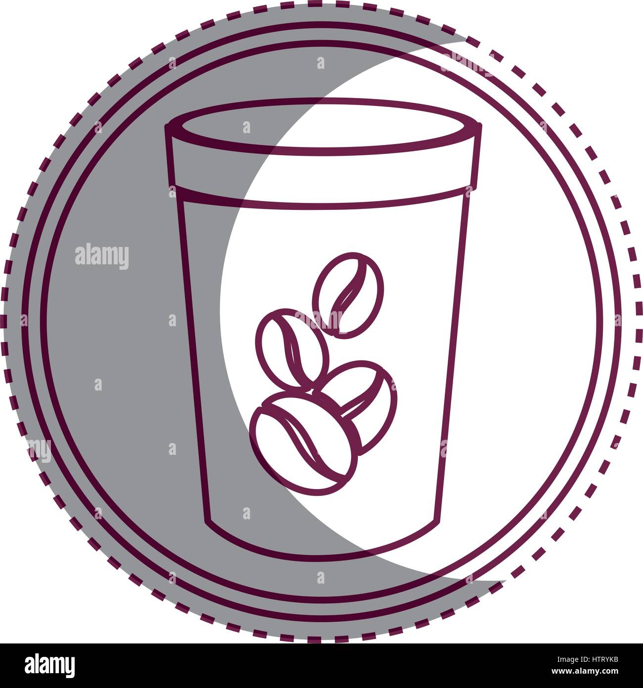 delicious coffee glass icon Stock Vector Image & Art - Alamy