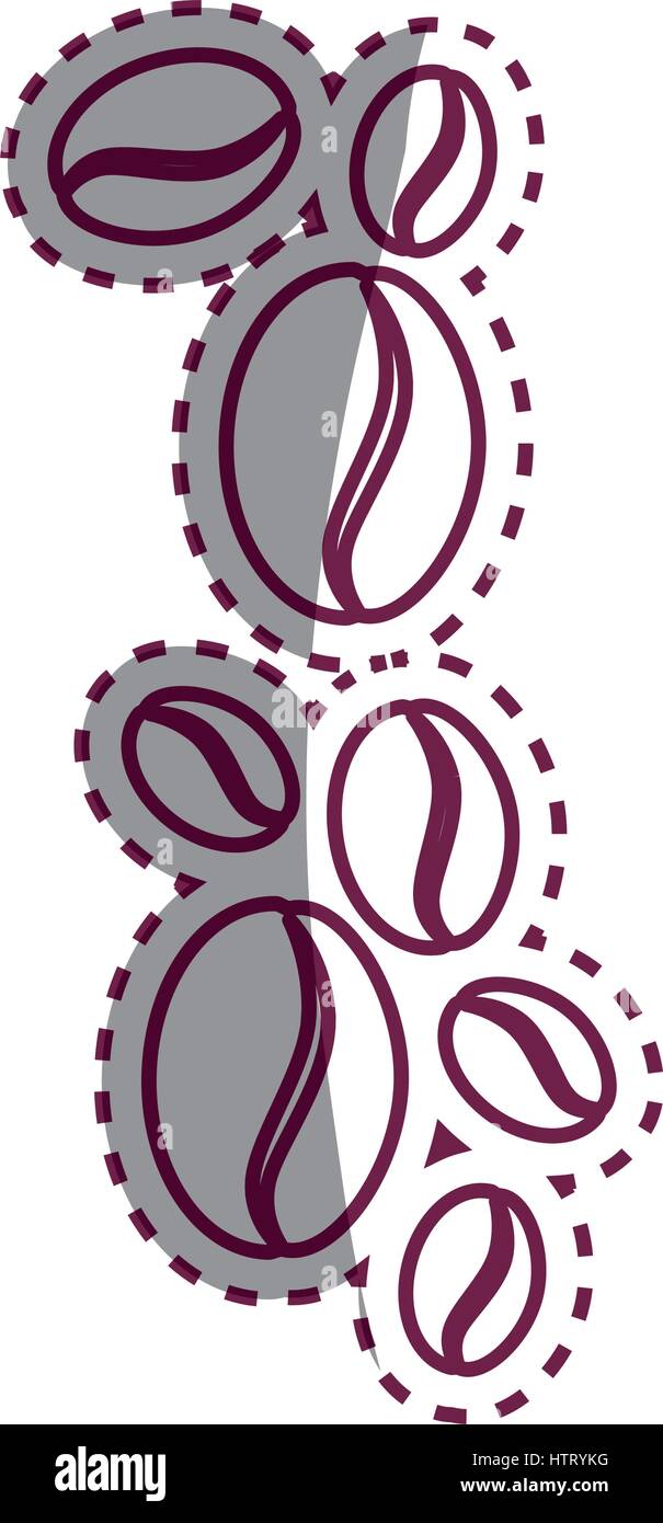 delicious coffee seeds icon Stock Vector Image & Art - Alamy