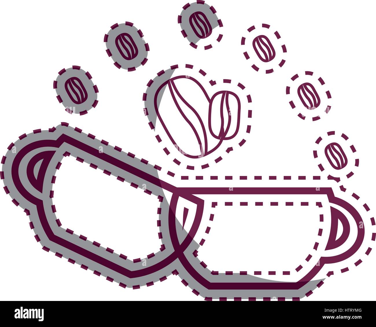 delicious coffee seeds icon Stock Vector Image & Art - Alamy