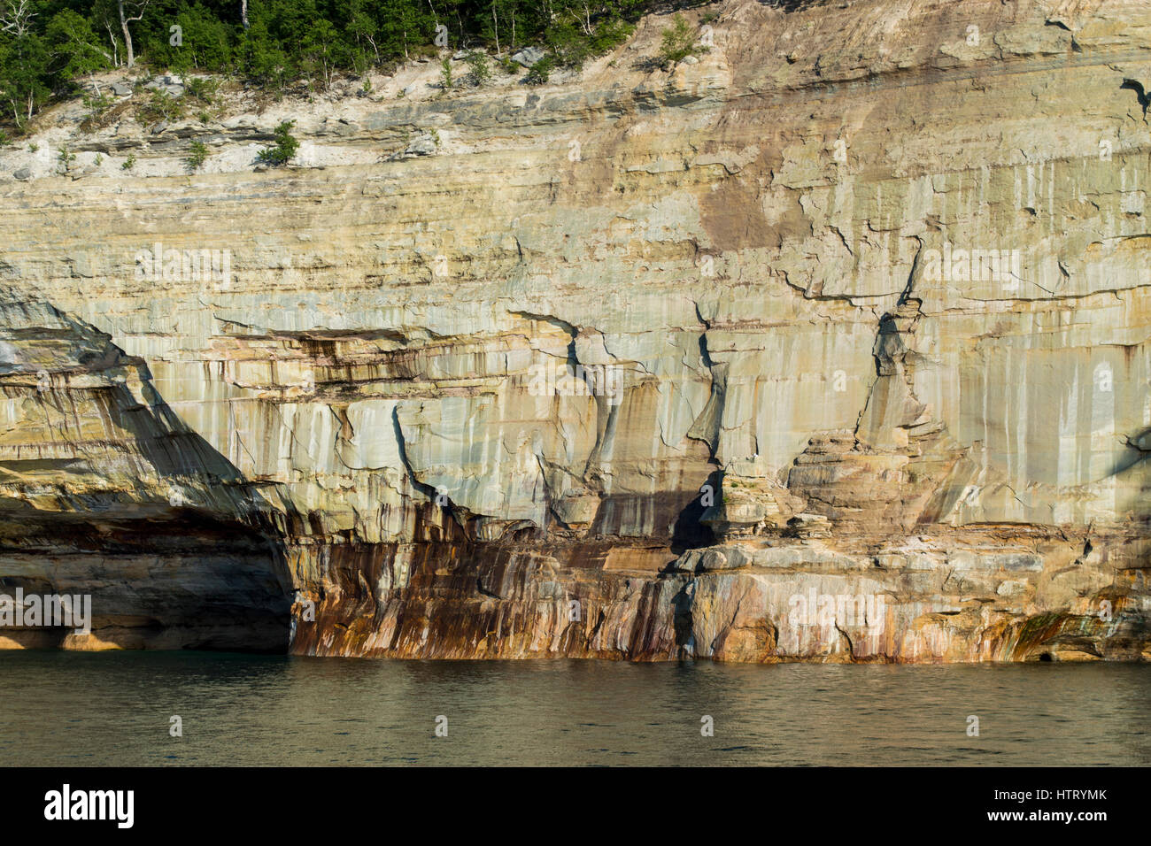 Painted Rocks, Upper Peninsula Michigan Stock Photo - Alamy