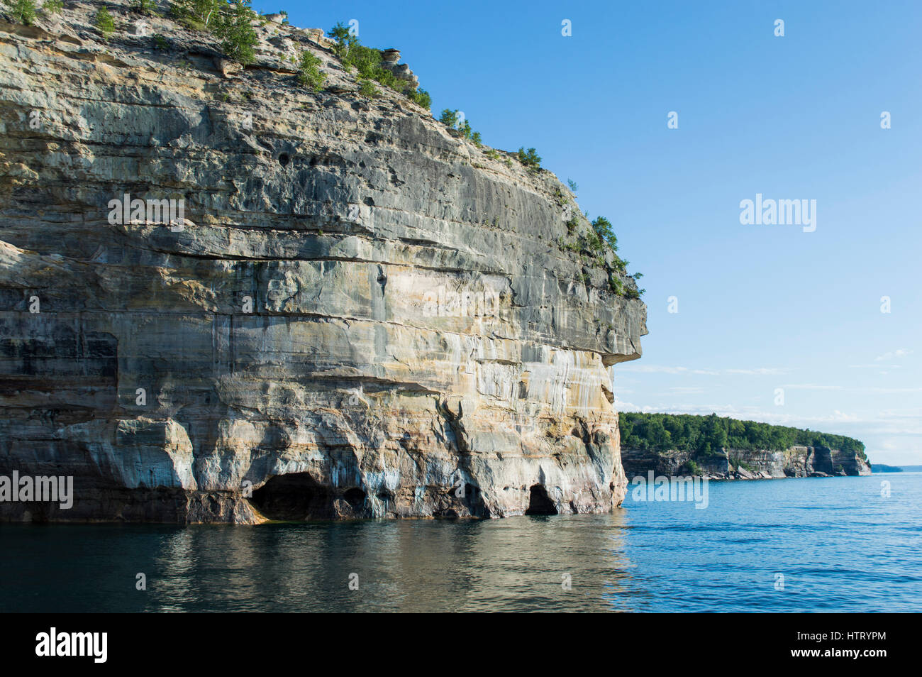 Painted Rocks, Upper Peninsula Michigan Stock Photo - Alamy