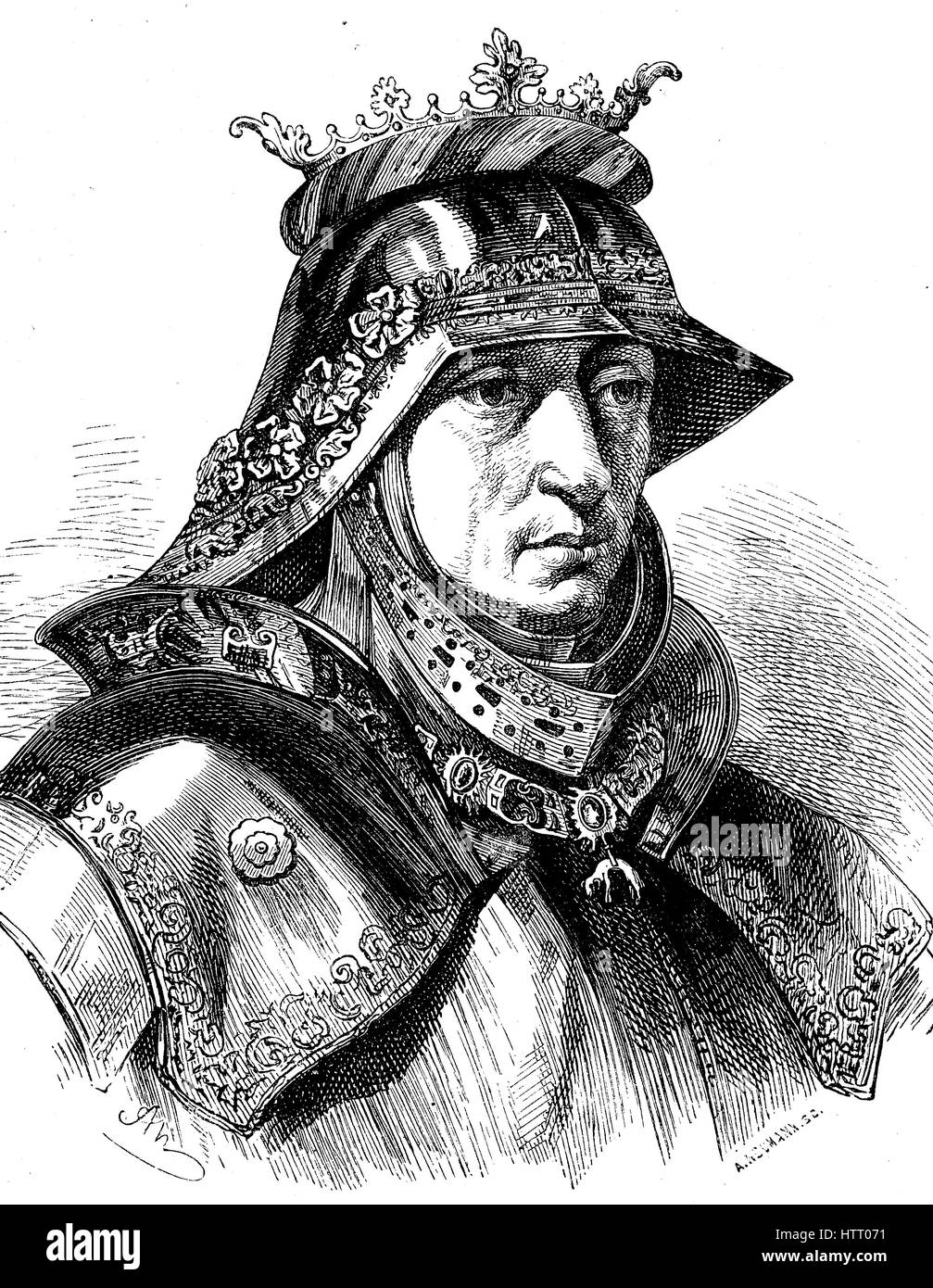 Philip the good 1396 1467 was the duke of burgundy from hi-res stock ...