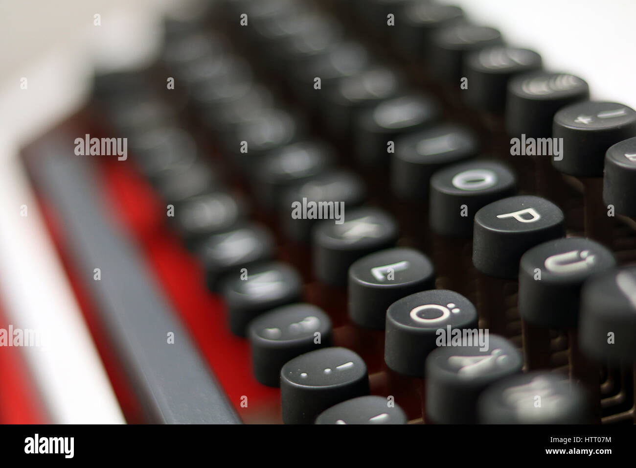 close-up/detail from a vintage typewriter Stock Photo - Alamy