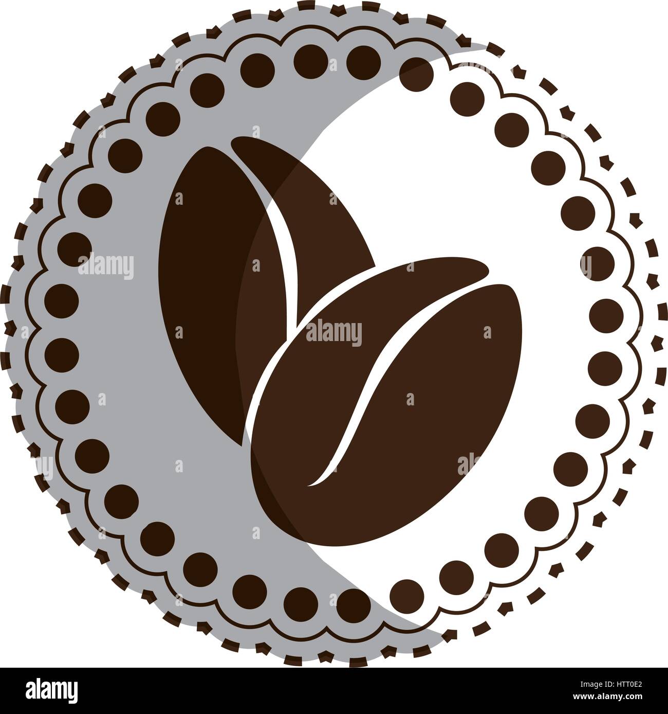 delicious coffee seeds icon Stock Vector Image & Art - Alamy