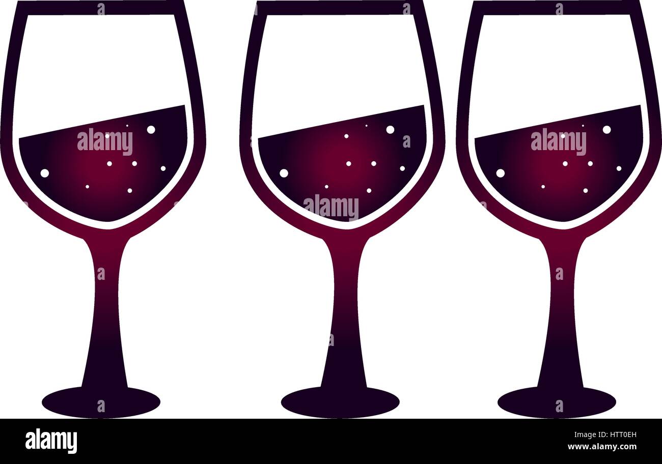 Toast with wine glasses Stock Vector Image & Art - Alamy