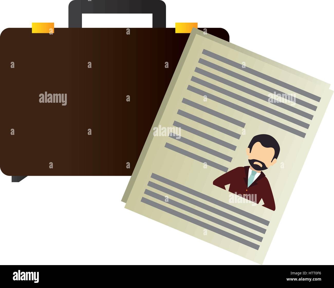 Resume example Stock Vector Images - Alamy