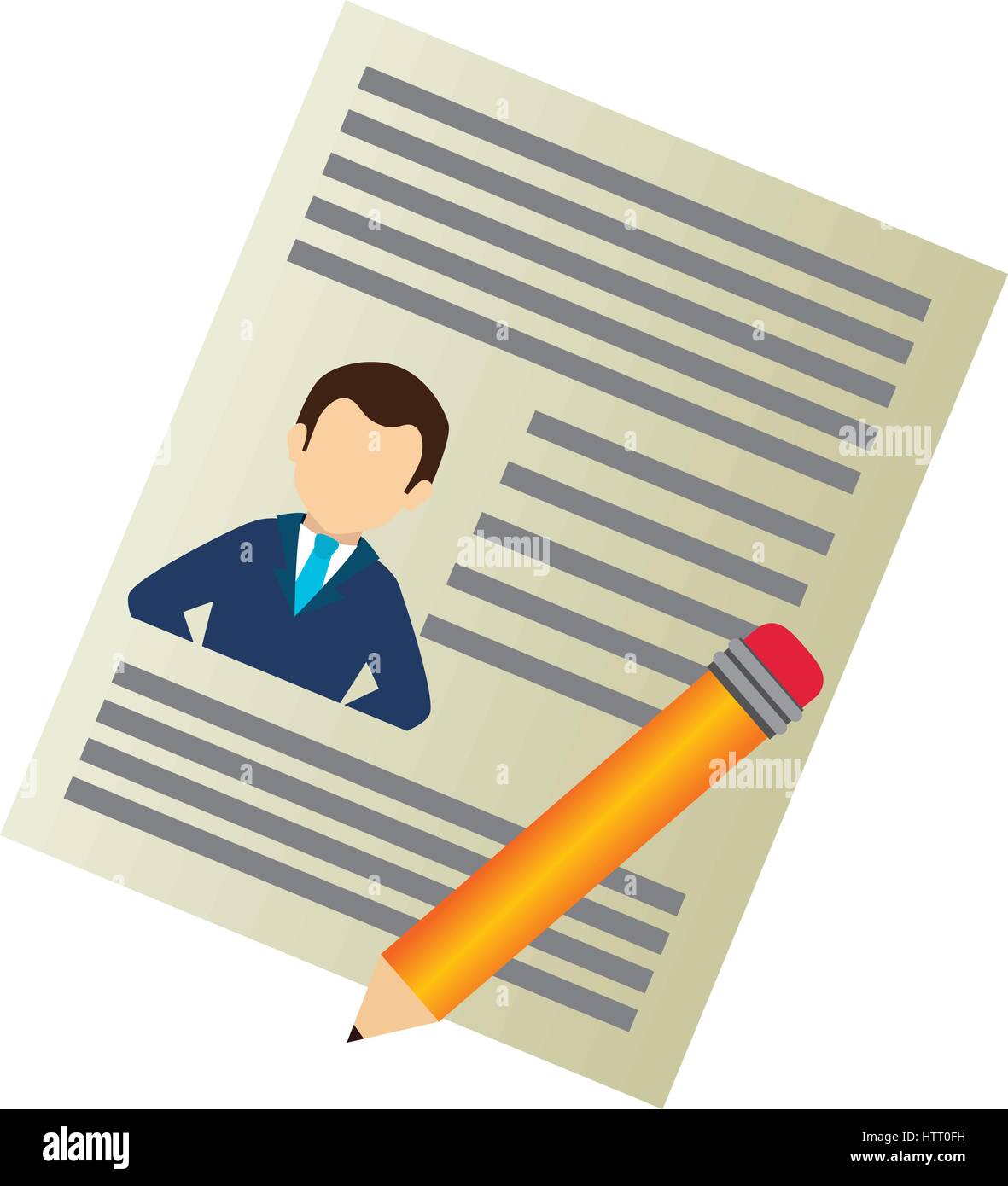 curriculum vitae document icon Stock Vector Image & Art - Alamy