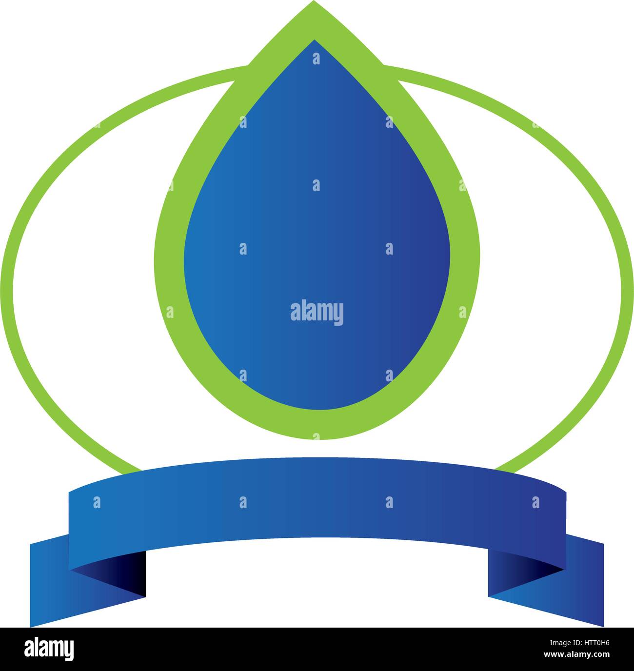 blue drop emblem icon Stock Vector Image & Art - Alamy